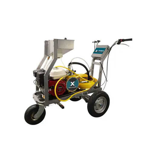 Road line painting machine, airless line striper machine